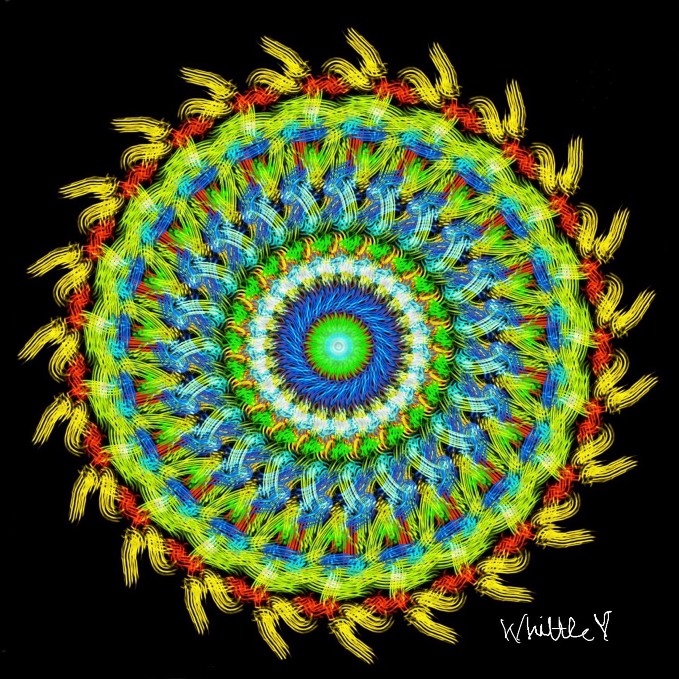 Sun Burst Mandala – Whittlefish Art
