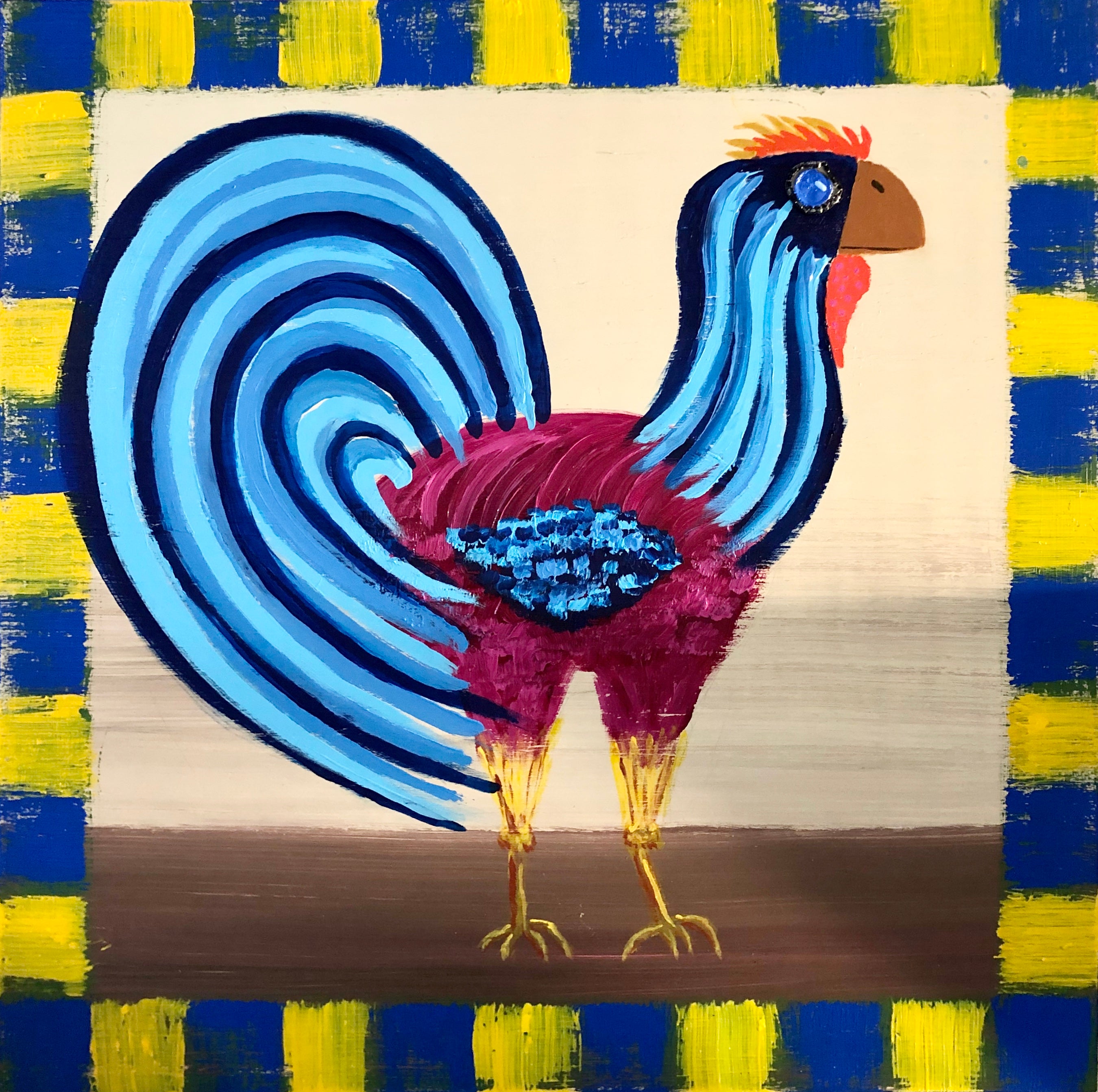 Rooster Blues – Whittlefish Art